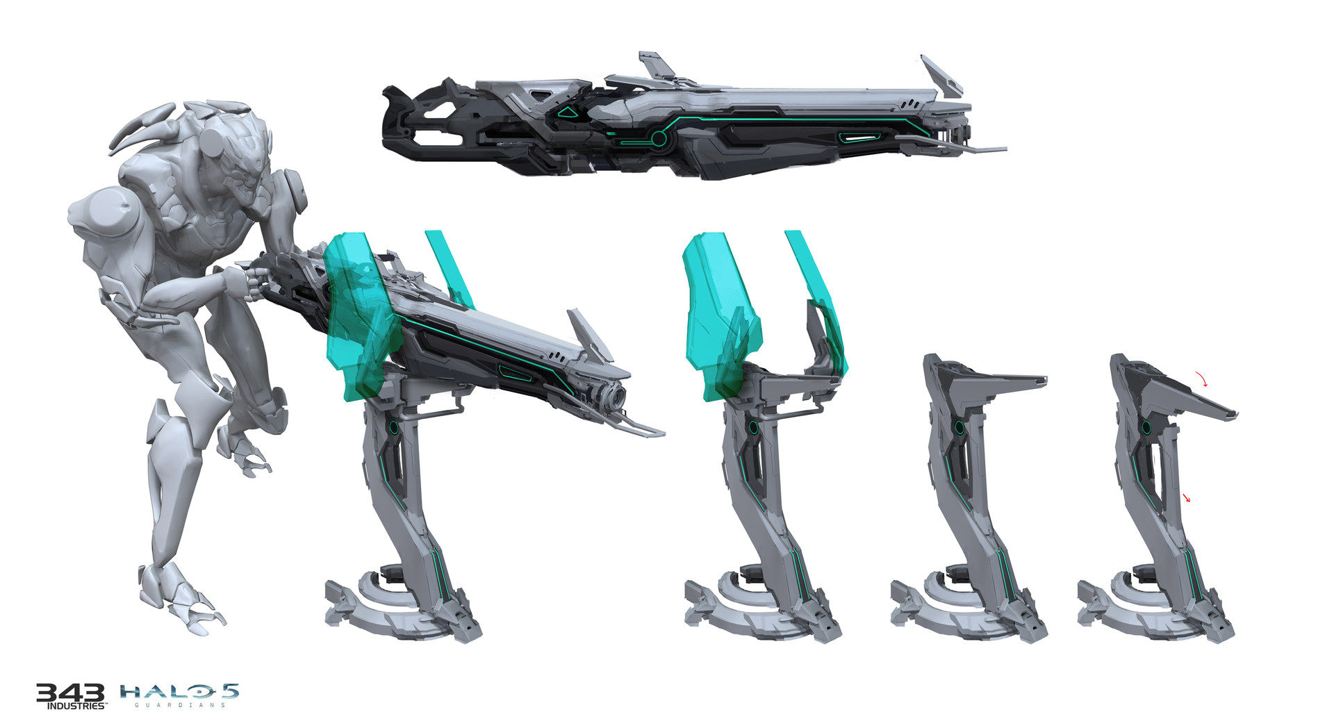 【halo军械频道】z 520子母弹炮塔 —— 先行者支援武器 哔哩哔哩