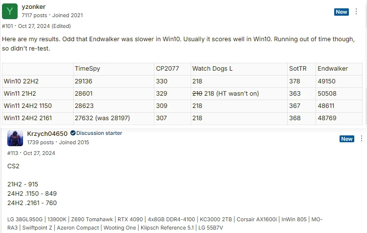 一招提升Win11 24H2 CPU 30%性能，实测有效：源于解决一个小BUG - 哔哩哔哩