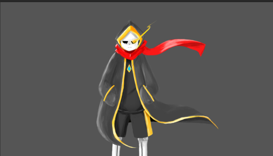 Endless!sans绘画进度 - 哔哩哔哩