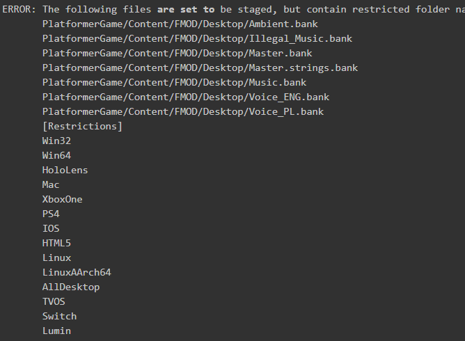 处理UE4打包报错：ERROR: The following files are set to be staged... - 哔哩哔哩
