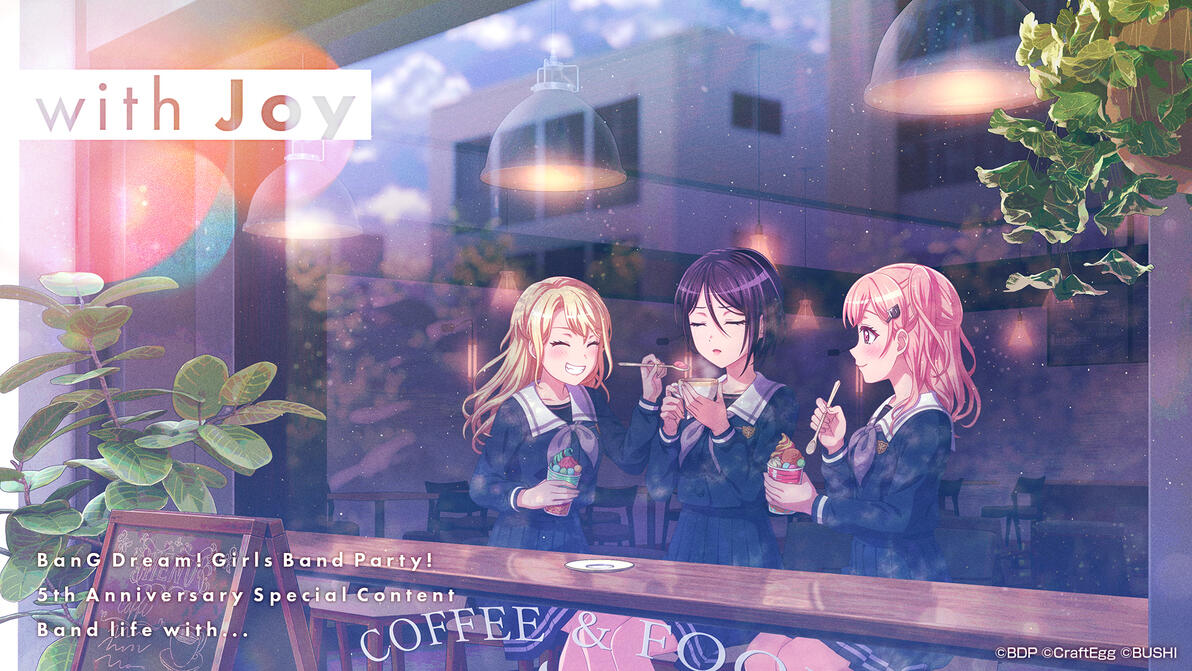 【BanG Dream!】手游周年贺图+登录主视觉图 - 哔哩哔哩