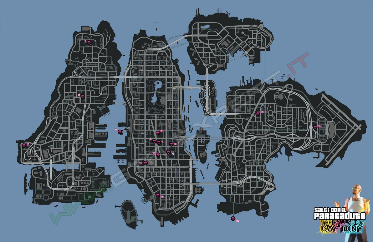 GTAIV/GTA4 The Ballad of Gay Tony TBoGT 风流托尼之歌 100%完成度攻略清单 - 哔哩哔哩