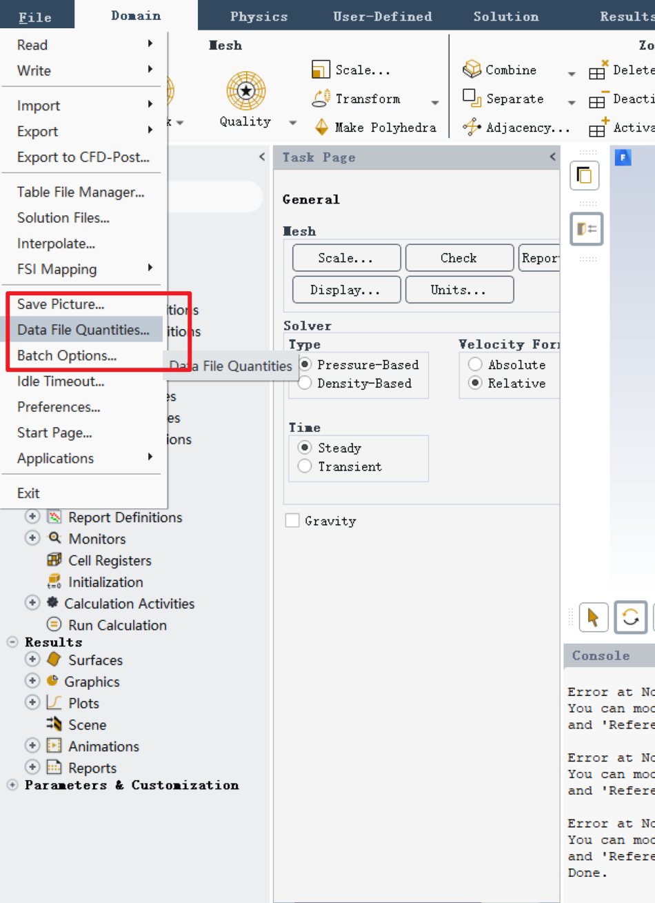 CFD-Post打开Fluent计算结果缺少变量的解决办法 - 哔哩哔哩