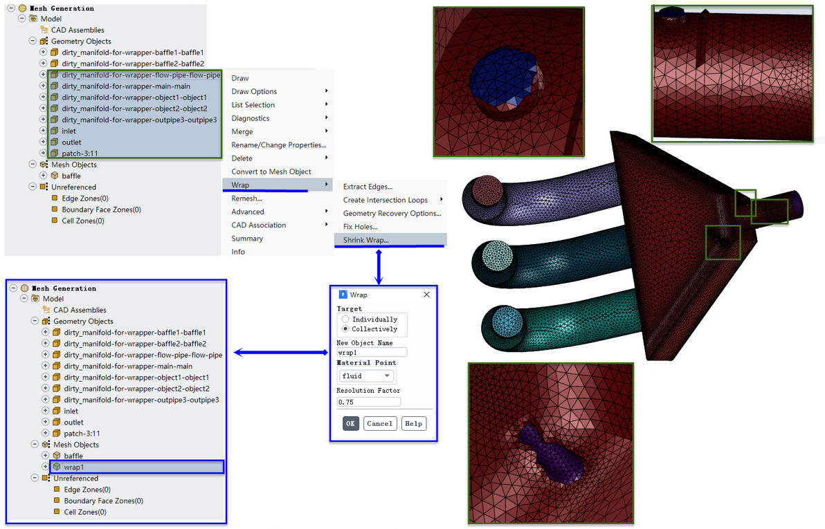 Fluent Meshing-传统工作流程-8 - 哔哩哔哩