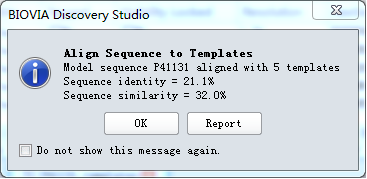 Discovery Studio官方教程（Help-Tutorials）| 同源建模介绍及教程 - 哔哩哔哩