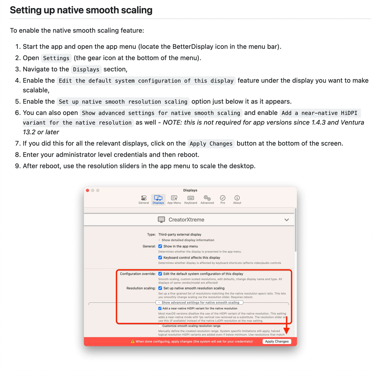 mac开启hidpi、高刷，使用BetterDisplay - 哔哩哔哩
