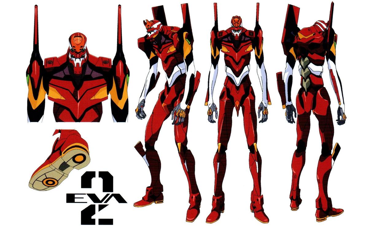 『从天而降的红色闪光』【Rebuild of Evangelion设定翻译】EVA2号机 - 哔哩哔哩