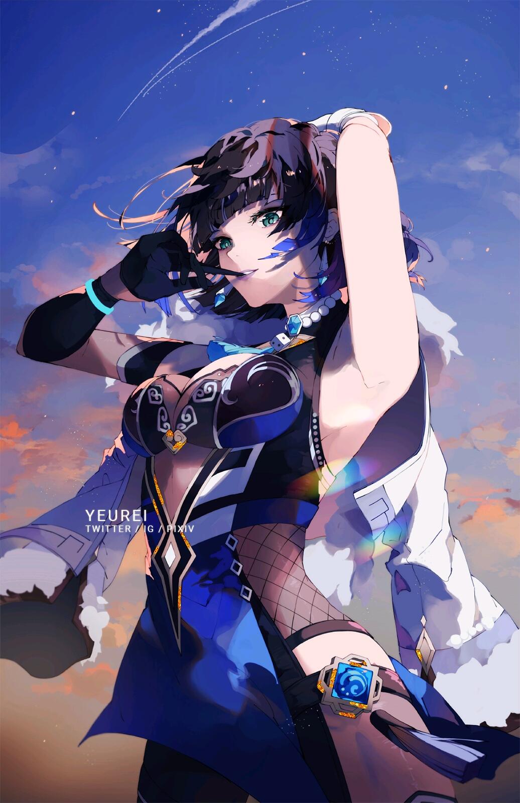 原神夜阑美图推荐 - 哔哩哔哩