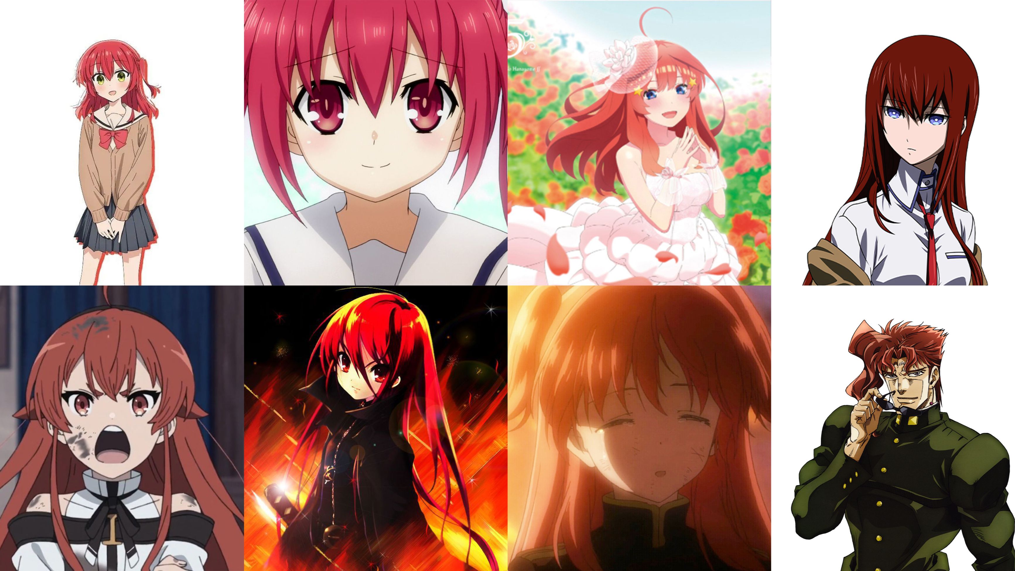 【投票】实时红毛动漫角色人气梯度排行Top50！[6月] - 哔哩哔哩