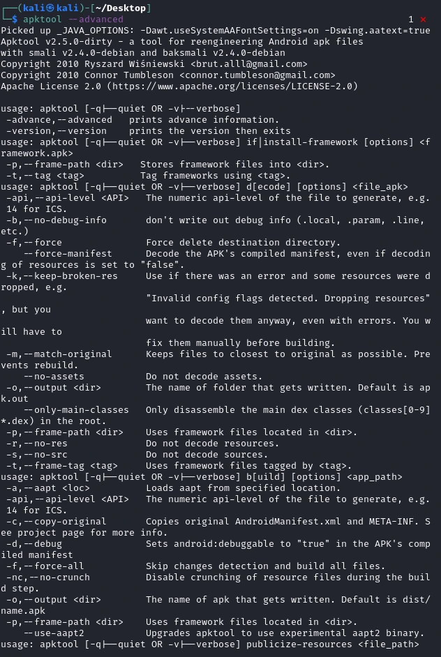 Apktool：Android APK 逆向与重编译利器 Apktool详细教程 Kali linux&Termux 黑客教程 - 哔哩哔哩