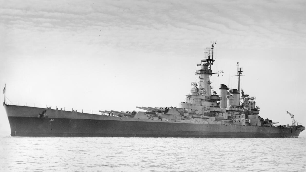 【美国战列舰图片极简史-下】从BB-1印第安纳到BB-71路易斯安那 - 哔哩哔哩