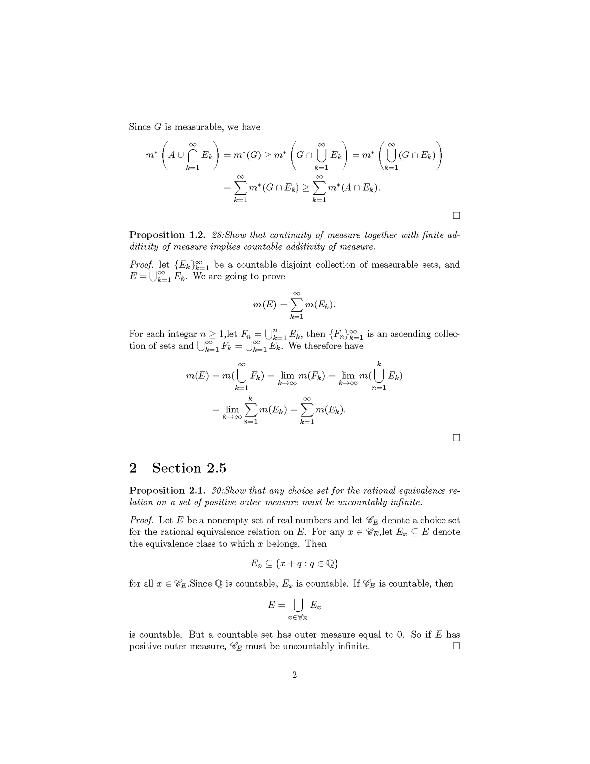 Solutions to Real Analysis(Royden 4th Edition) - 哔哩哔哩