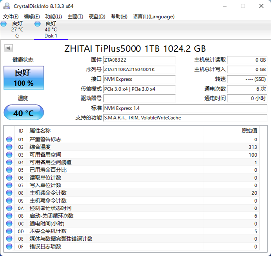 主流定位越级体验：致态TiPlus5000 1TB评测 - 哔哩哔哩