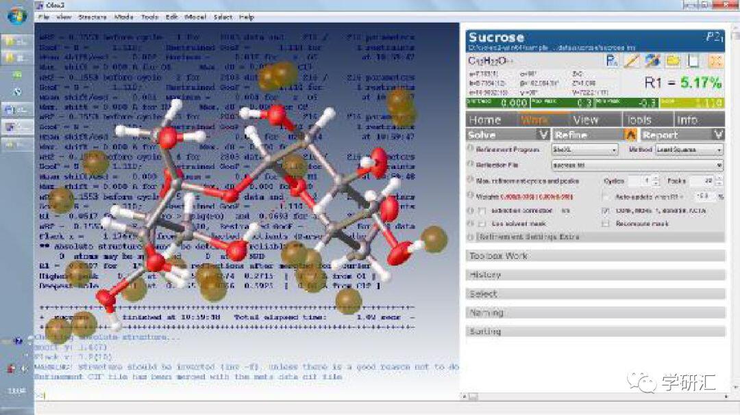 晶体结构解析软件Olex2详细安装教程（附安装包），以及使用教程！ - 哔哩哔哩