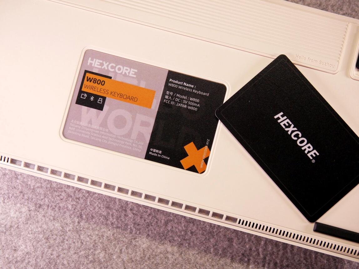 给键盘多点可玩性——HEXCORE W800 三模无线机械键盘 - 哔哩哔哩