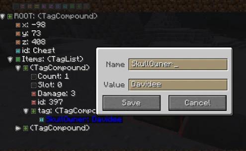 我的世界In-Game NBTEdit内置NBT编辑器MOD - 哔哩哔哩