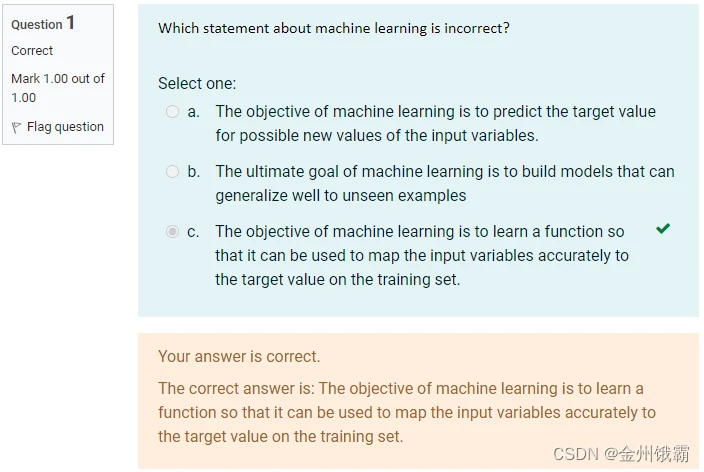 FIT5201 Machine learning Quiz整理 - 哔哩哔哩