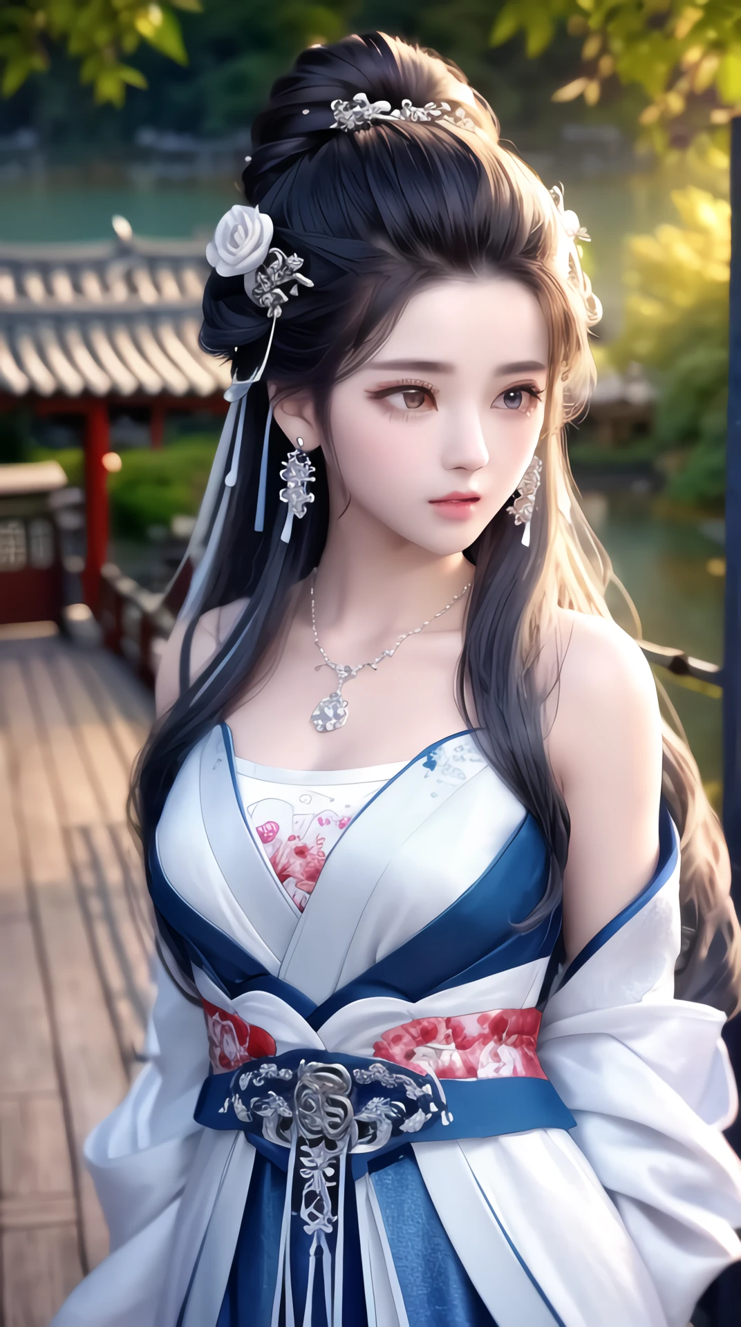 （AI绘画）古风美女二十（1） - 哔哩哔哩