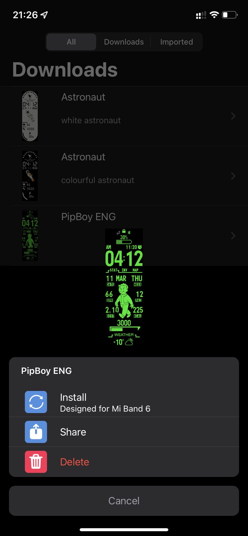 【iOS教程】小米手环6+Amaztools第三方表盘 - 哔哩哔哩