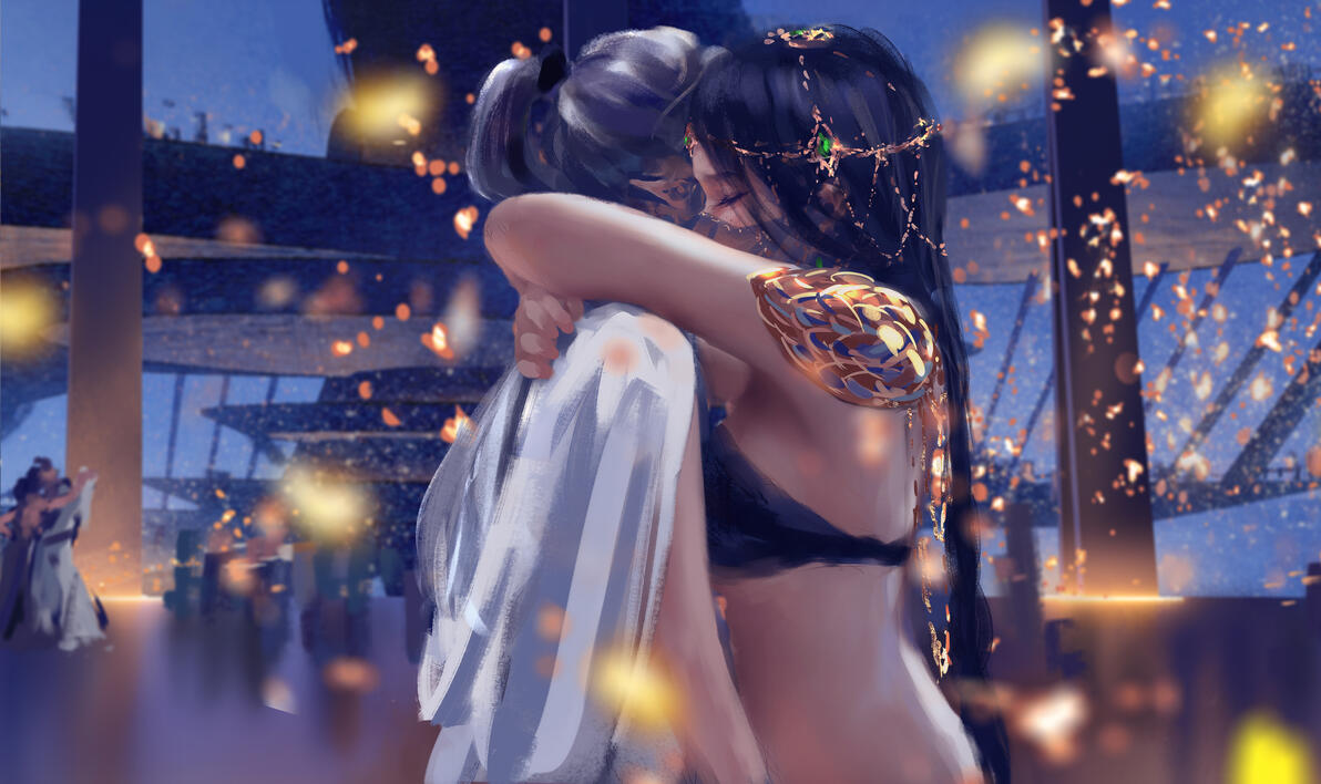 【超清4K壁纸】国内超人气画师wlop作品赏析《鬼刀》 - 哔哩哔哩