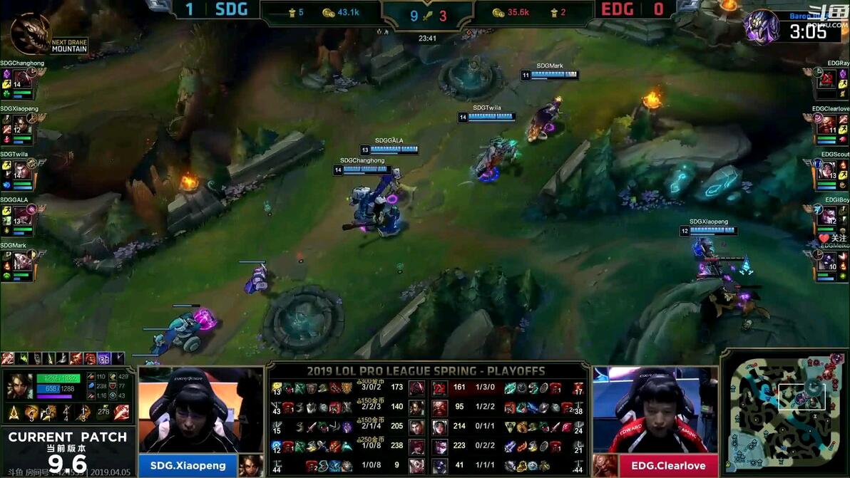 SDG击败EDG啊光解说怒批BP,网友：光之怒！ - 哔哩哔哩