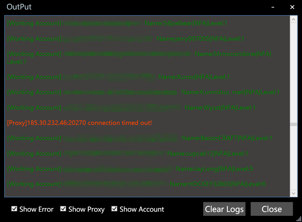 Minecraft Account Checker - 哔哩哔哩