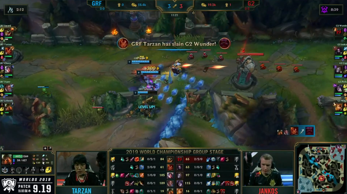 LOL：G2首战选出稳健的常规阵容，却以碾压态势击败GRF！ - 哔哩哔哩