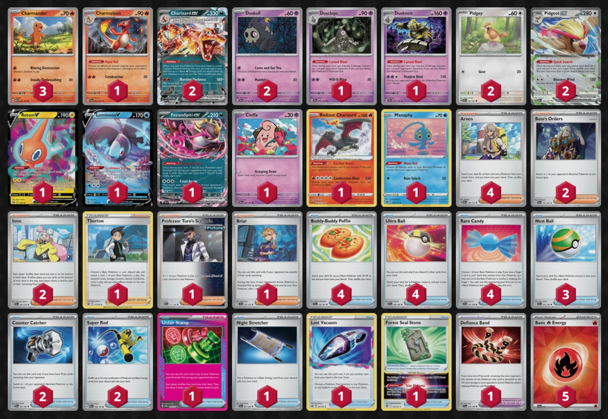 PTCGLIVE-SV7线上赛上位卡组（十） - 哔哩哔哩