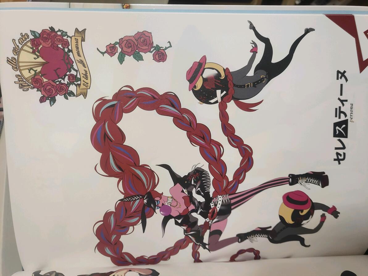 分享一下p5相关的画集/设定集(含同人) - 哔哩哔哩