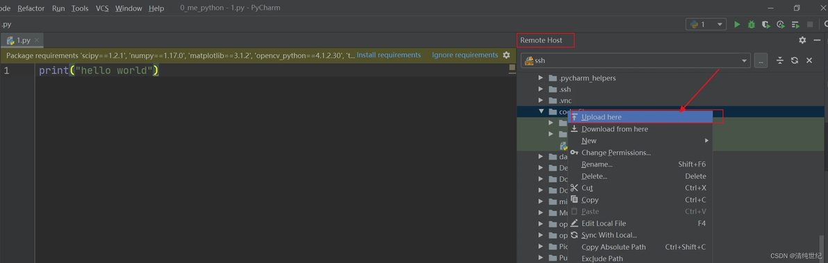 PyCharm连接远程服务器配置的全过程 - 哔哩哔哩