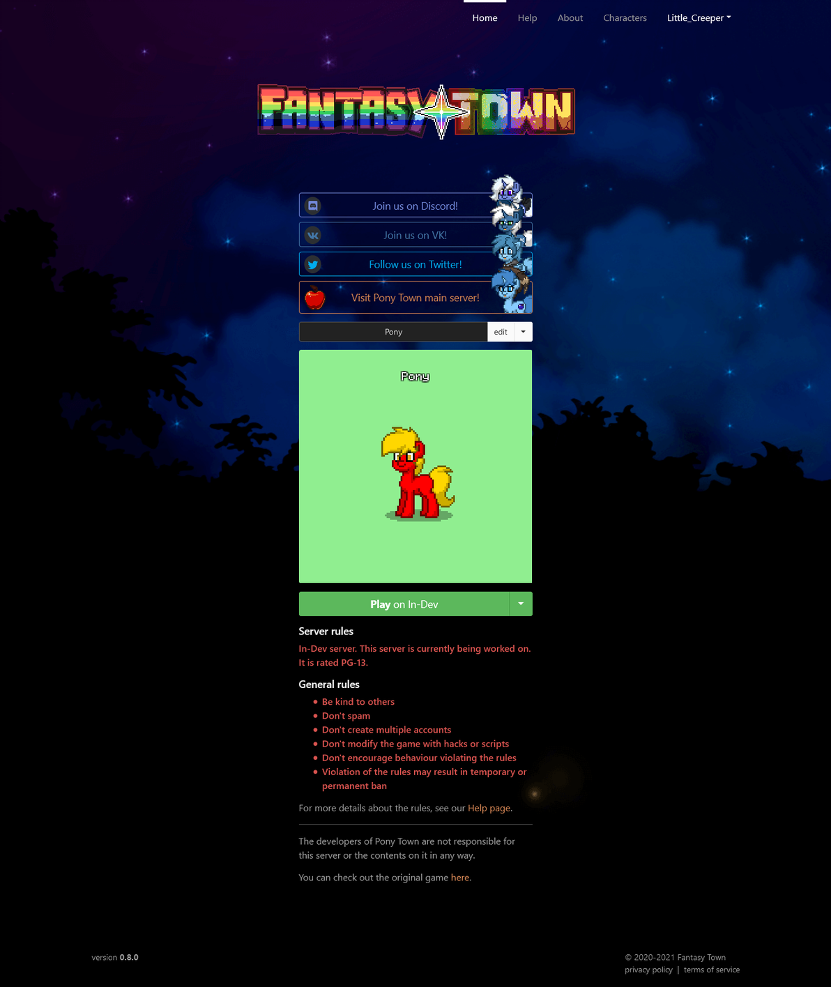 【Pony Town】自定义服务器整合（补档） - 哔哩哔哩