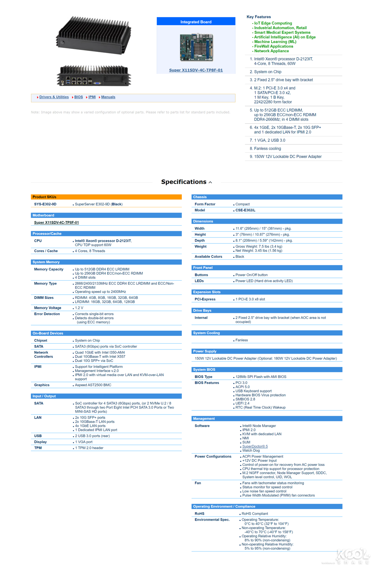 Supermicro 超微 E302-9D 被动散热式服务器开箱拆解评测 - 哔哩哔哩