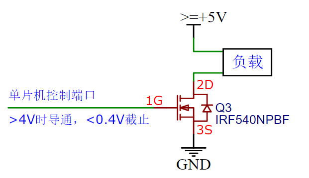 几种常用的MOS管参数、应用电路及区别：IRF540N、IRF9540N、IRF9540 - 哔哩哔哩