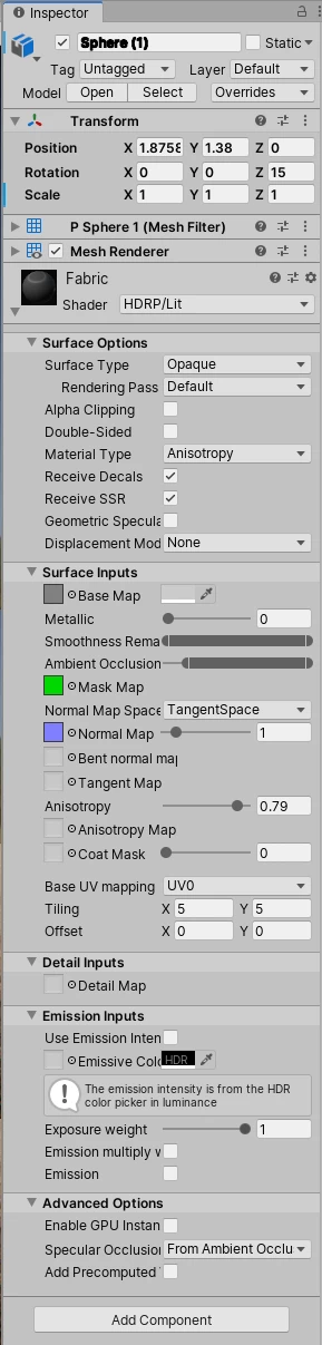 【HDRP】PBR Lit Shader 基础用法（转载自Unity Connect博主 樱花兔） - 哔哩哔哩