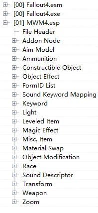 【辐射4】基础教学之怎样使用FO4Edit修改MOD武器的各项数据。 - 哔哩哔哩