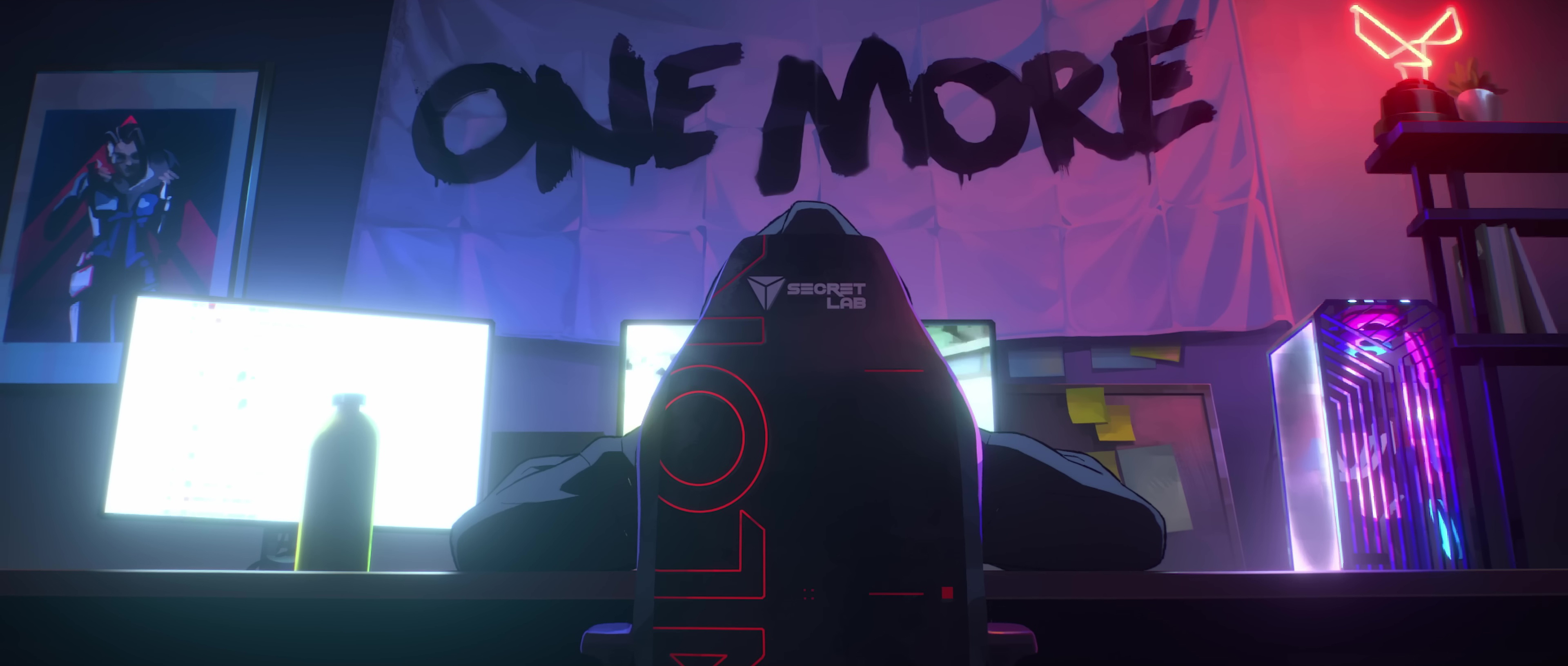 TICKING AWAY | 流光似箭 | 2023无畏契约全球冠军赛主题曲MV | 4K原画级壁纸分镜 - 哔哩哔哩