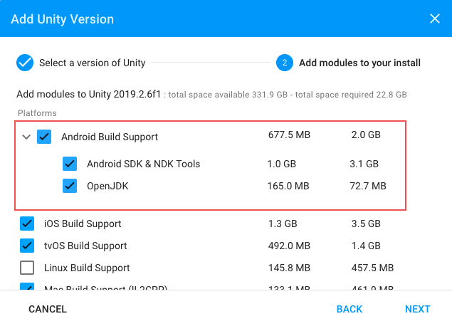 unity安装Android Build Support的方法 - 哔哩哔哩