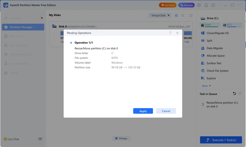Windows系统下如何通过EaseUS Partition Master Free进行磁盘分区和扩容 - 哔哩哔哩