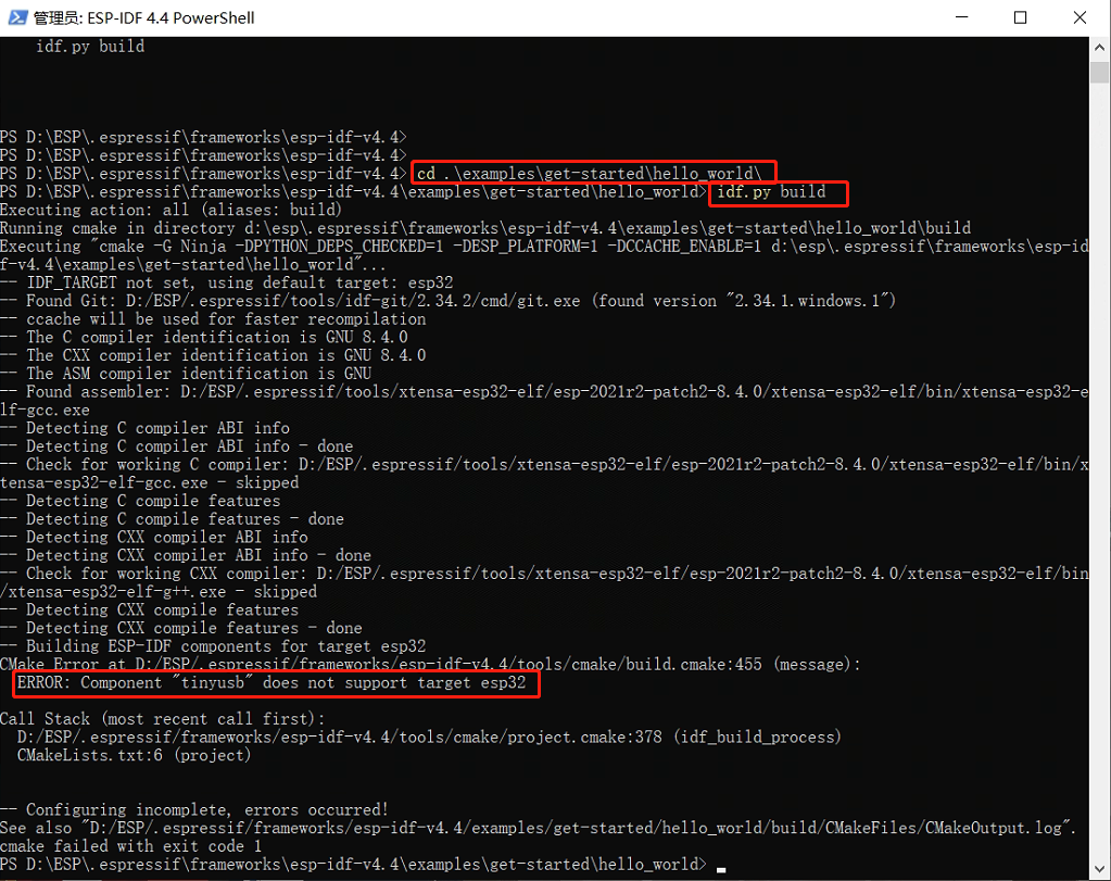 ESP-IDF 4.4 5.0快速离线一键安装win10 - 哔哩哔哩