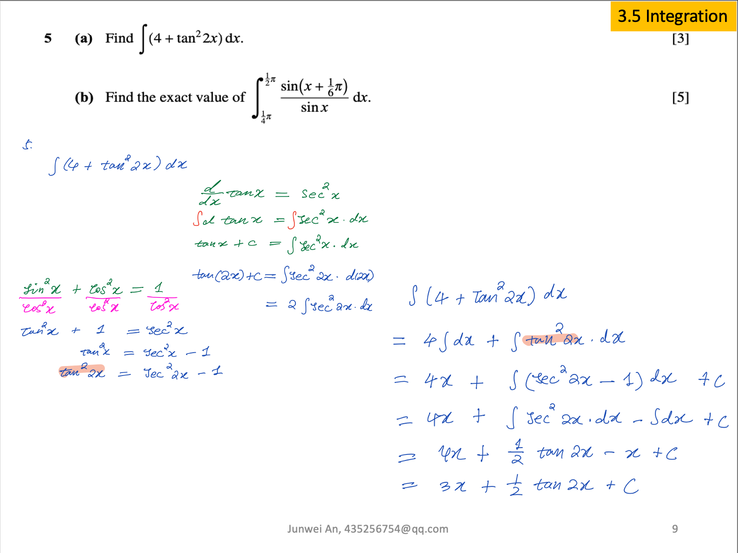 A Level Paper 3 Pure Math Vs IB DP Math AA HL 9709 s15 qp 31 A Level Paper 3 Pure Math Vs IB DP Math AA HL 9709 s15 qp 31