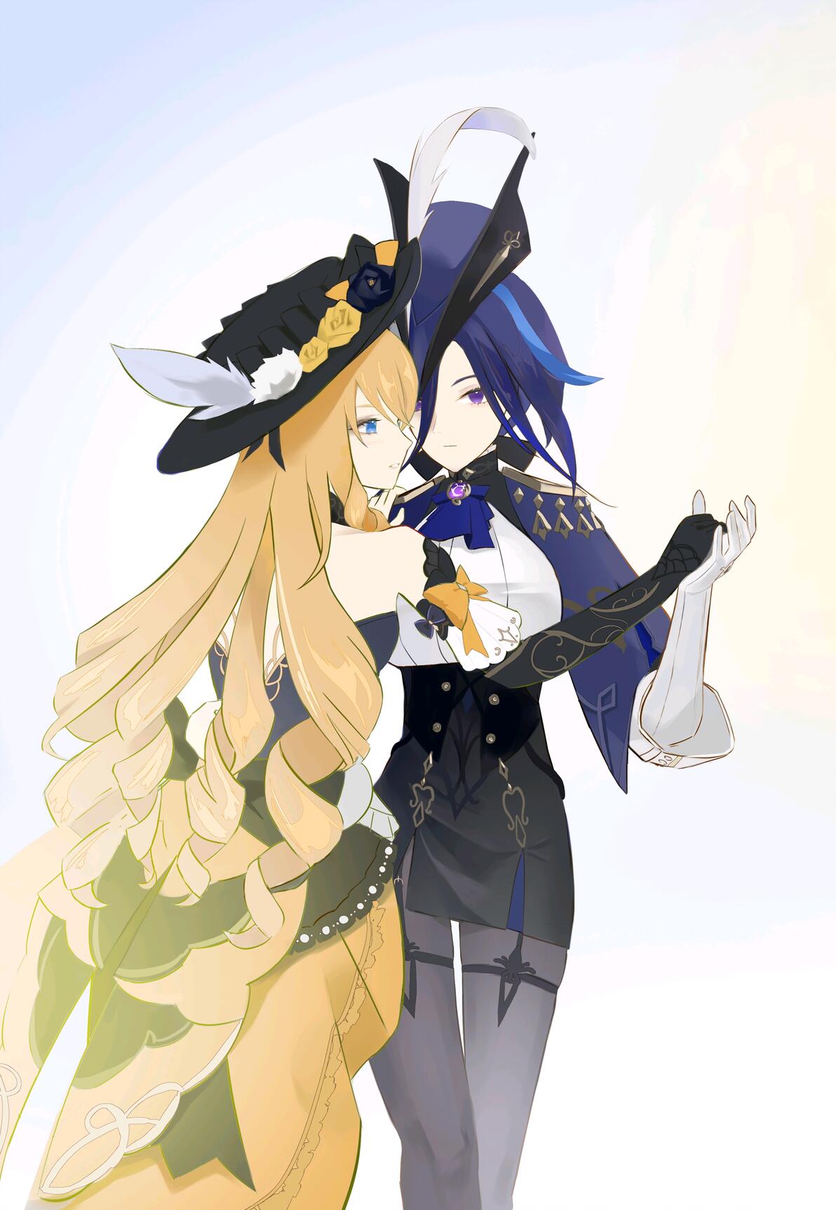 【cp向】克洛琳德x娜维娅pixiv美图搬运 - 哔哩哔哩