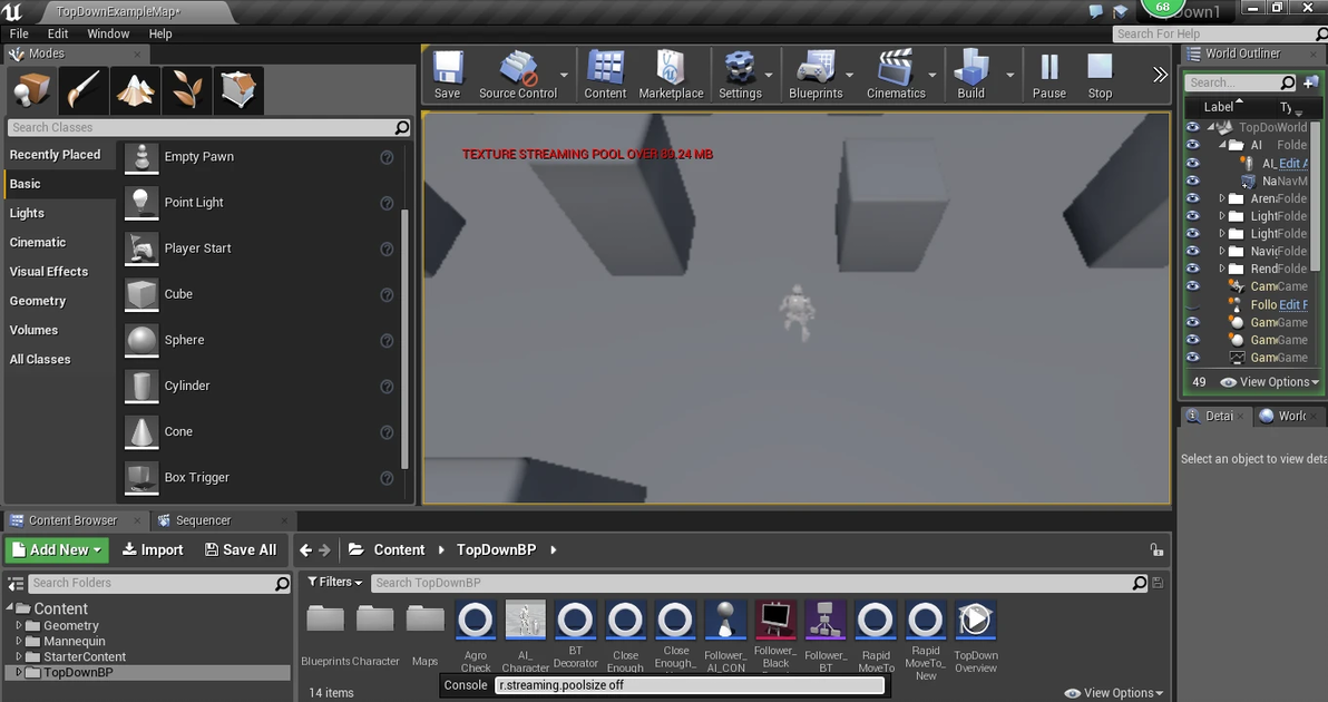 UE5 Texture Streaming Pool 运行时红色提示关闭 - 哔哩哔哩