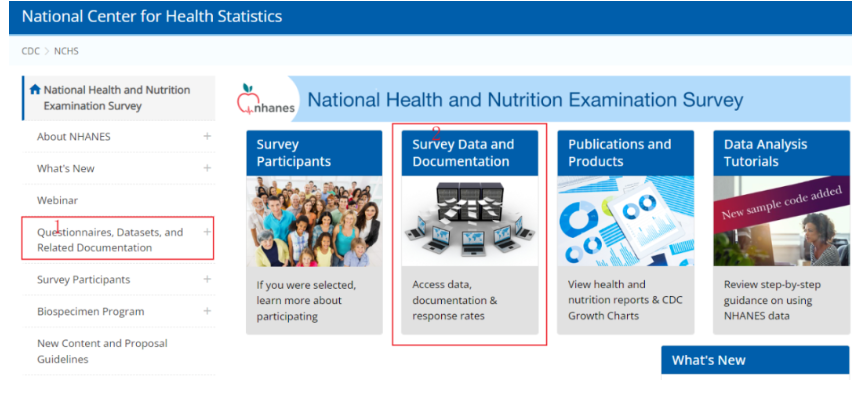 保姆级NHANES数据库使用教程 - 哔哩哔哩