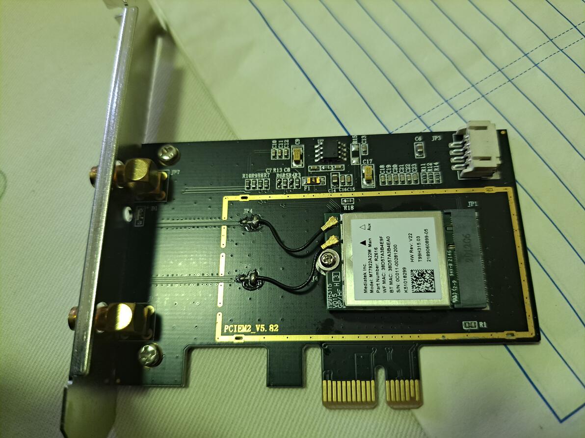 联发科MT7922(Filogic 330)AMD RZ616 WIFI6E无线网卡简评 - 哔哩哔哩