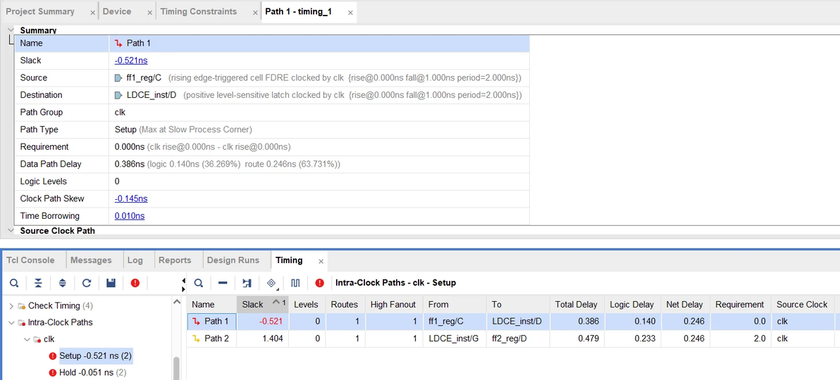 时序约束进阶二：set_max_time_borrow详解 - 哔哩哔哩