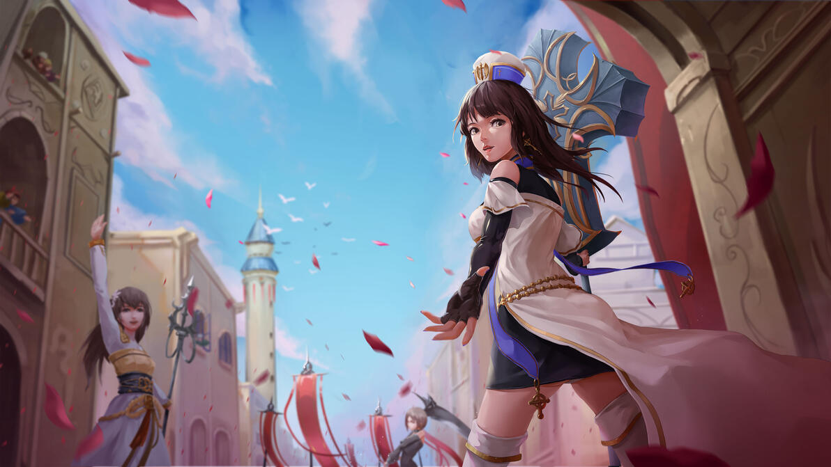 DNF十周年 dnf同人美图 电脑壁纸 - 哔哩哔哩