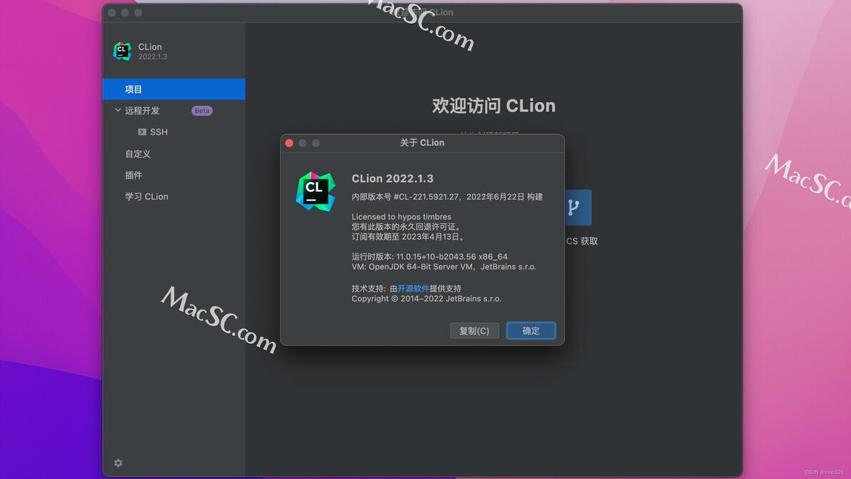 CLion 2022 Mac(C和C ++ IDE智能代码编辑器)2022.1.3 - 哔哩哔哩