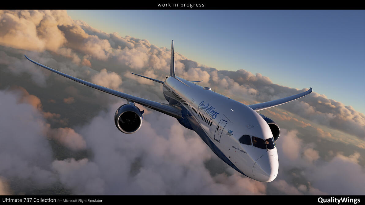 [MFS2020]QW发布 Ultimate 787 for MFS 预览 - 哔哩哔哩