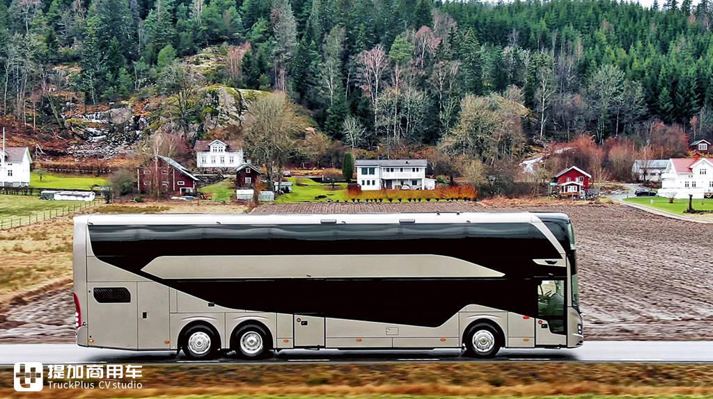 既是公交又是长途大巴，4米车高，沃尔沃9700DD新款双层巴士小科普 - 哔哩哔哩