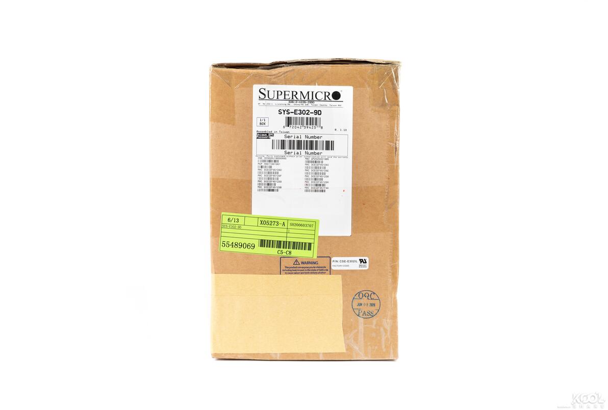 Supermicro 超微 E302-9D 被动散热式服务器开箱拆解评测 - 哔哩哔哩